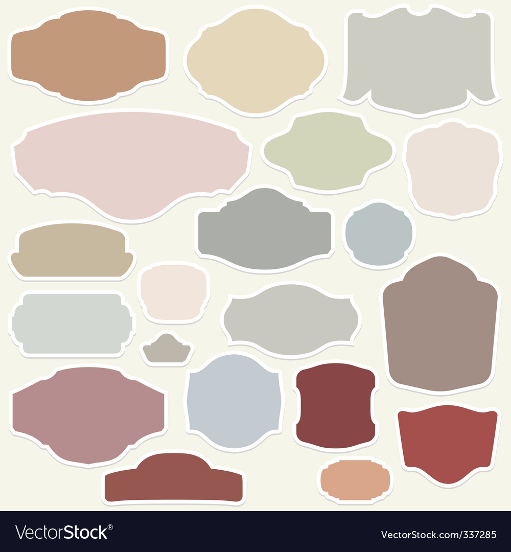 Vintage frames Royalty Free Vector Image - VectorStock