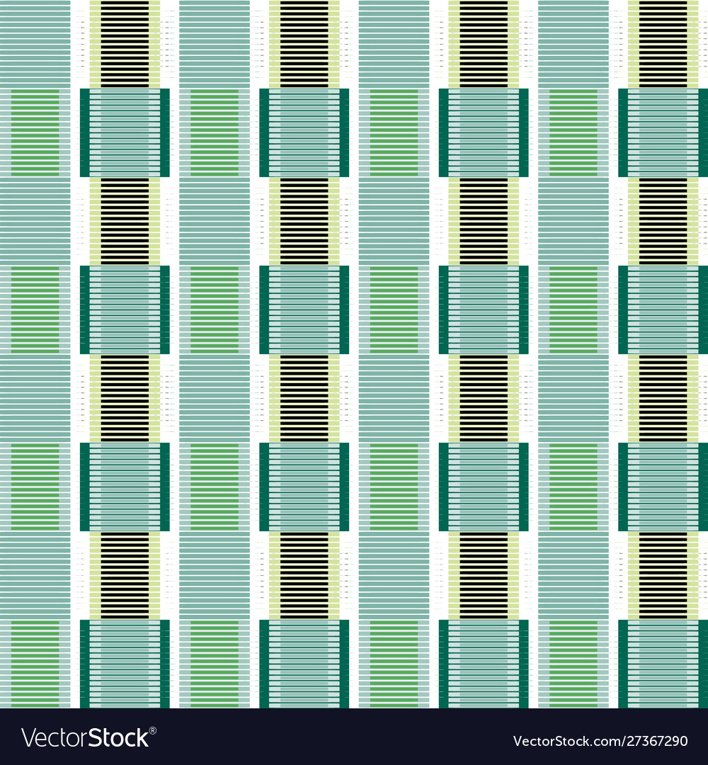 Abstract geometric pattern with city elements Vector Image