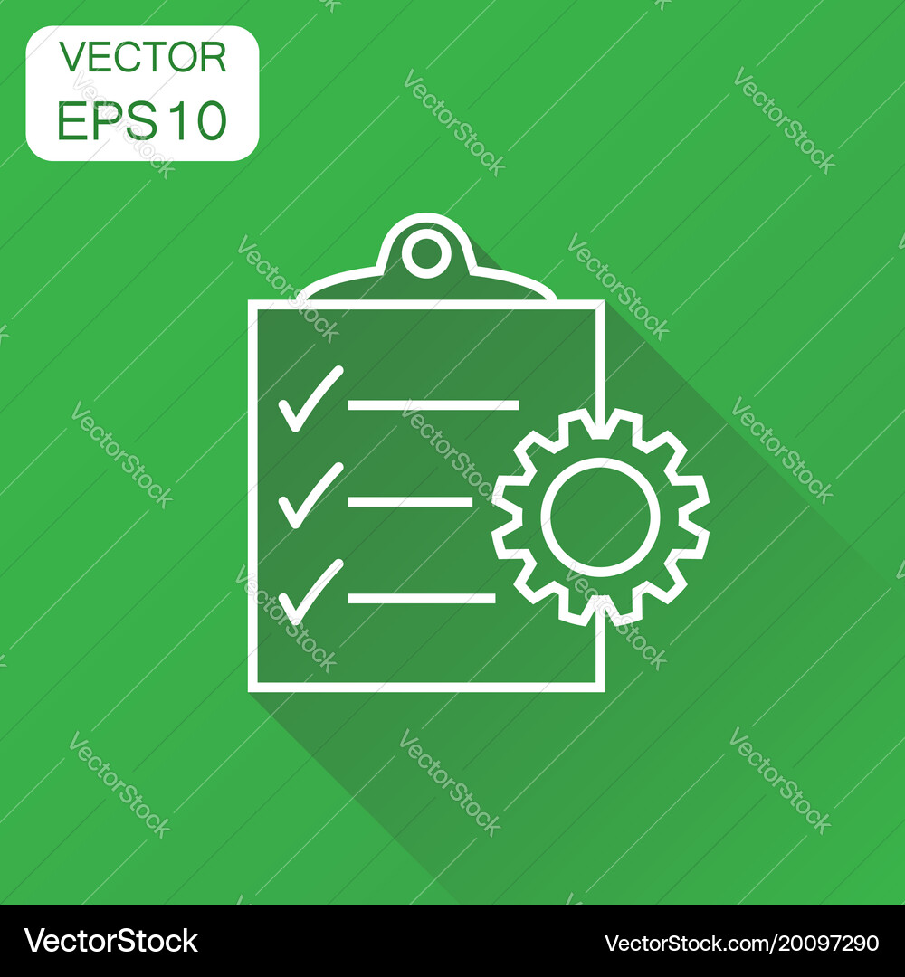 Document icon business concept project management Vector Image