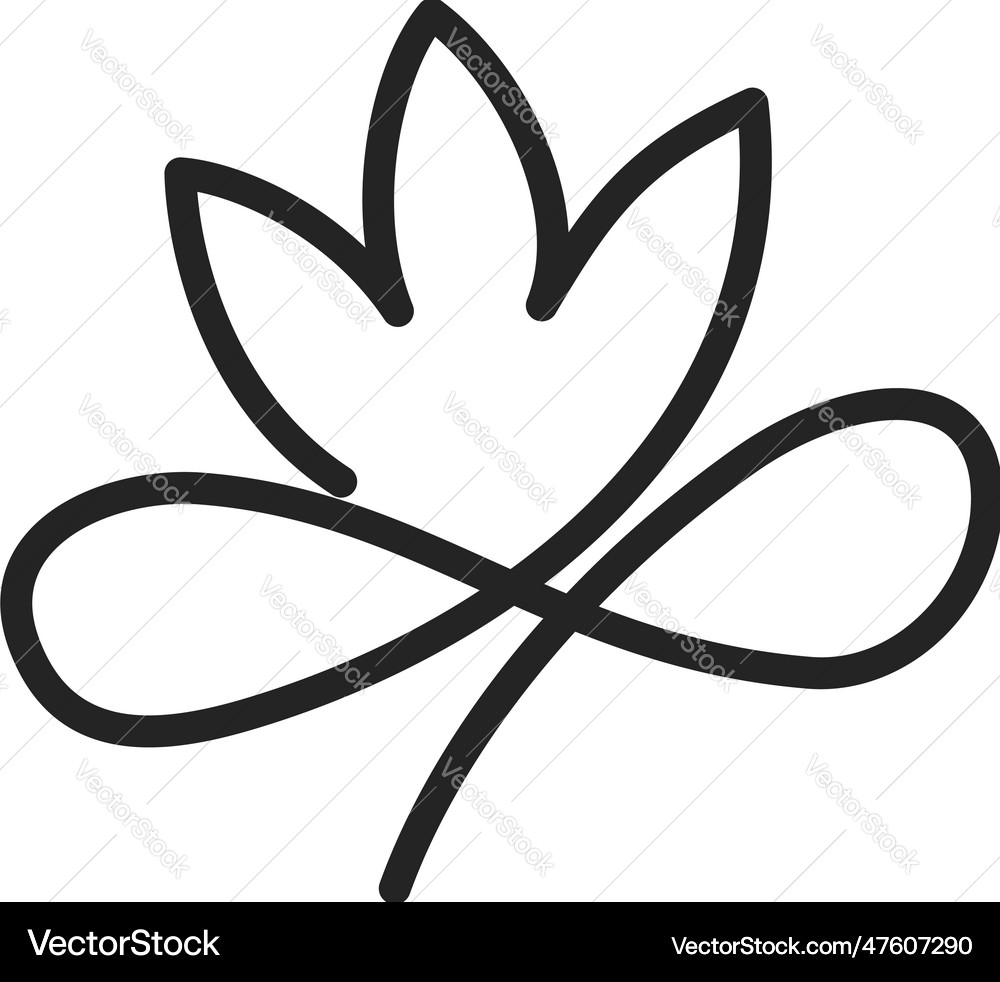 Spa logo template icon brand identity isolated Vector Image