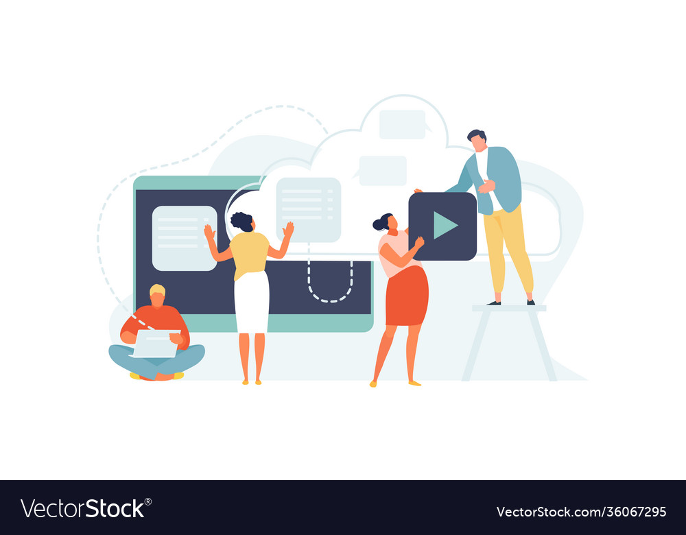 Cloud storage digital technology Royalty Free Vector Image