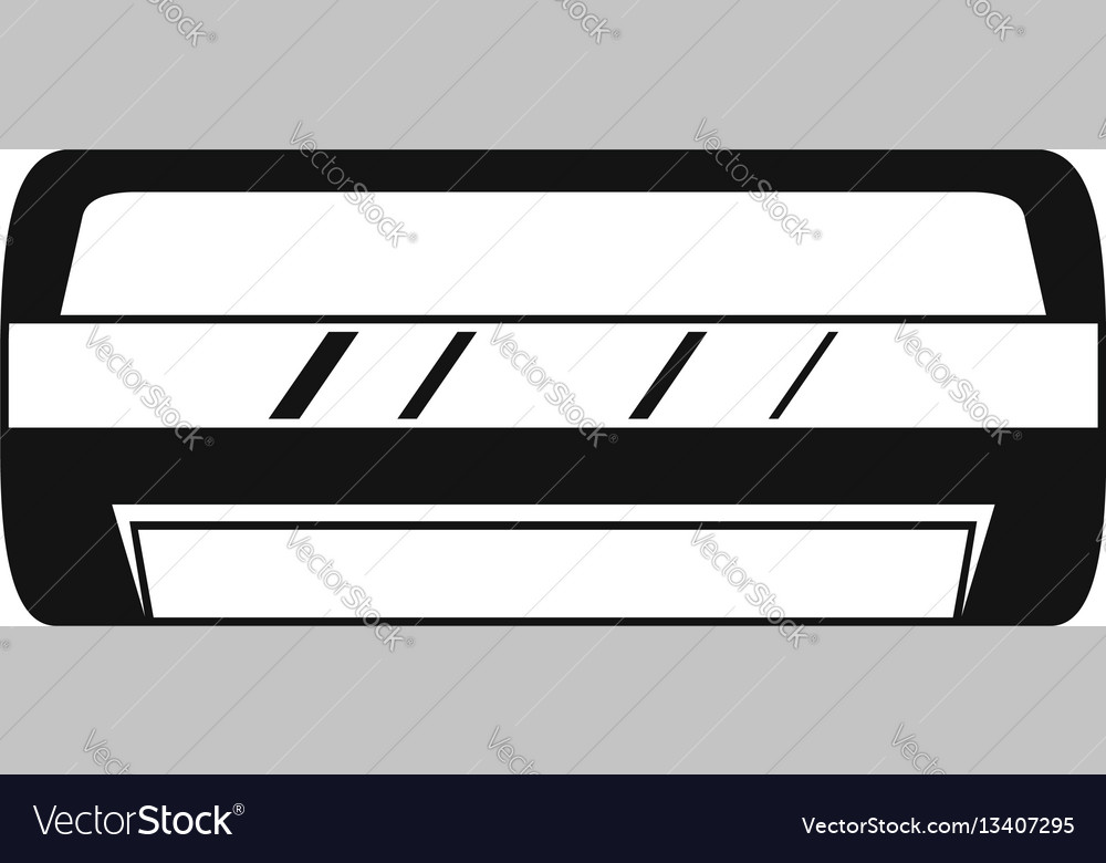 Conditioning split system icon simple style Vector Image