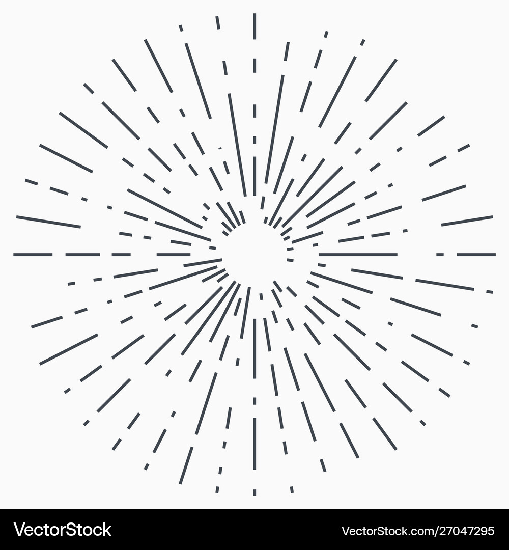 Sun burst star burst sunshine radiating from Vector Image