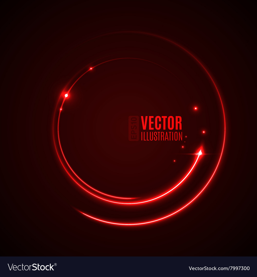 Energy abstract glow circles Royalty Free Vector Image