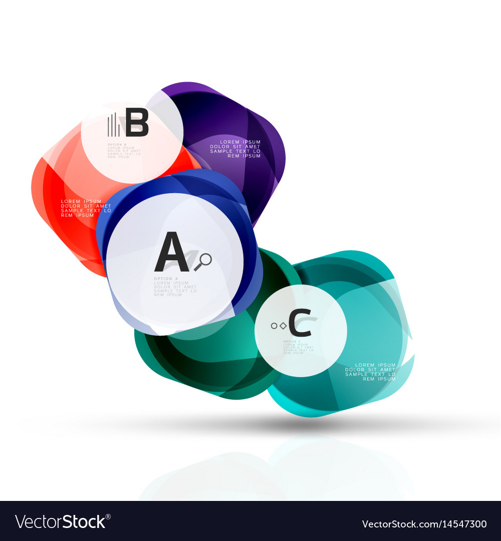 Shiny abstract elements Royalty Free Vector Image