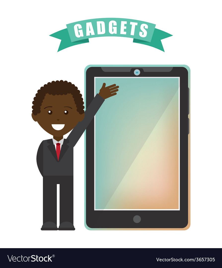 Gadgets tech Royalty Free Vector Image - VectorStock