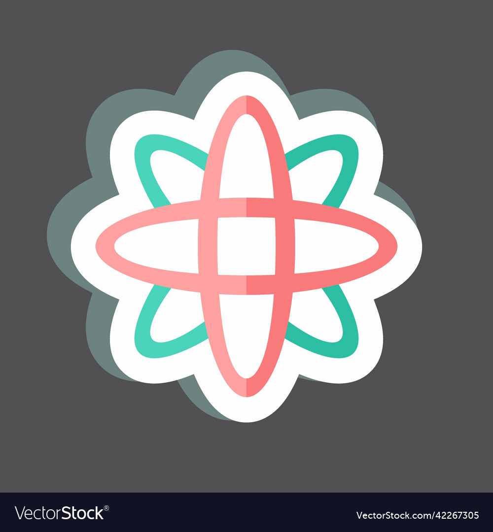 Sticker data science suitable for data analytics Vector Image