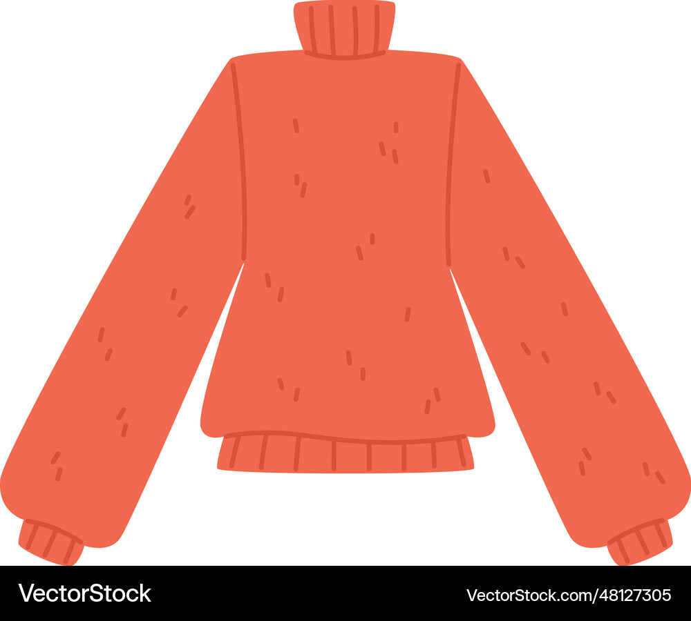 Women sweater clothes Royalty Free Vector Image