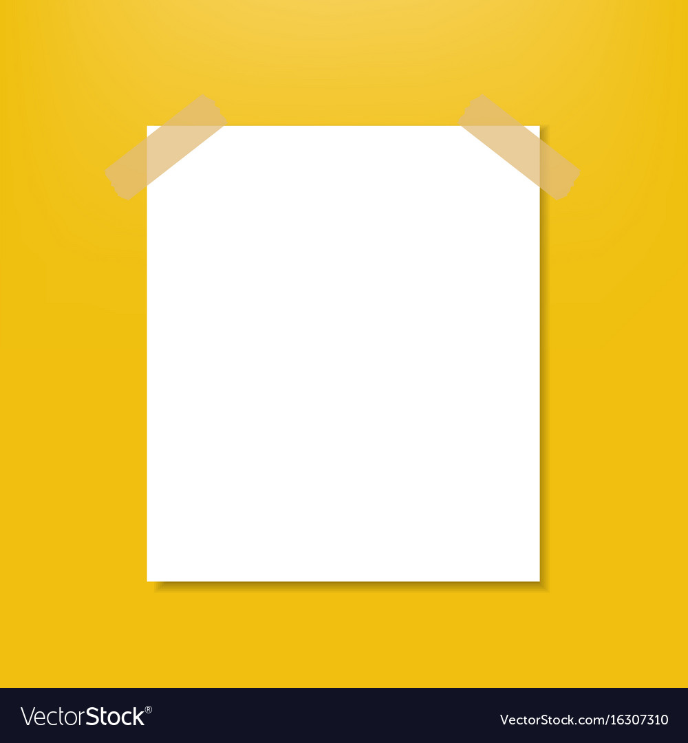 Blank note Royalty Free Vector Image - VectorStock