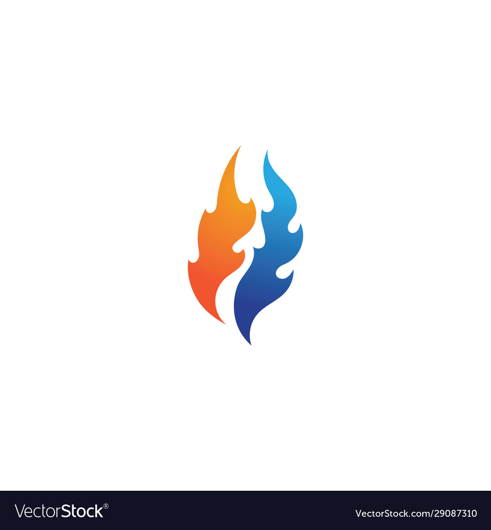 Fire flame design Royalty Free Vector Image - VectorStock