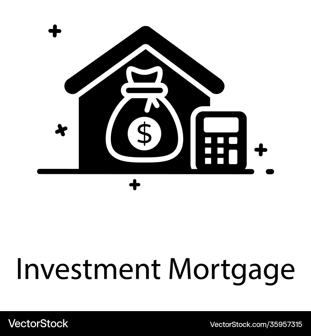 Investment mortgage Royalty Free Vector Image - VectorStock