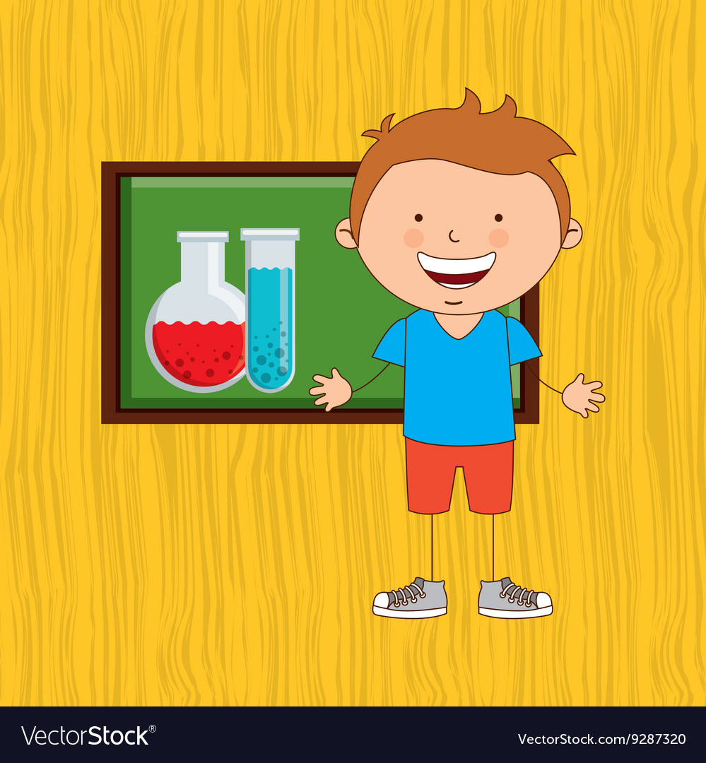 Small students design Royalty Free Vector Image