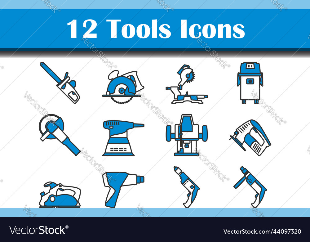 Tools icon set Royalty Free Vector Image - VectorStock