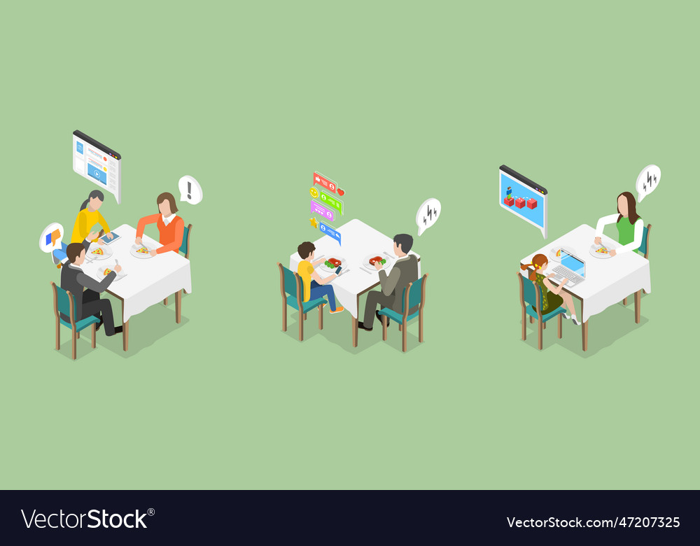 3d Isometric Flat Conceptual Royalty Free Vector Image