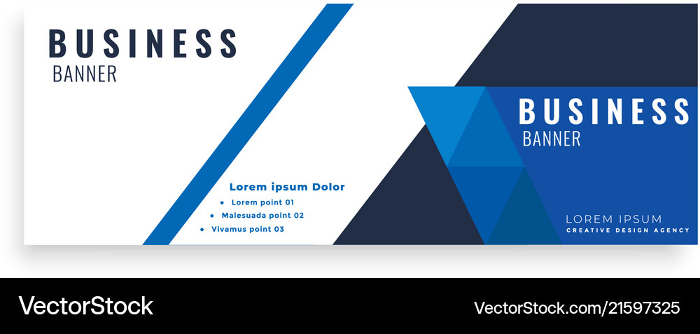 Dark blue design abstract business banner i Vector Image