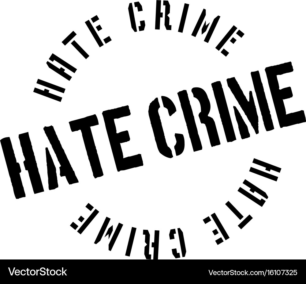 Hate crime rubber stamp Royalty Free Vector Image