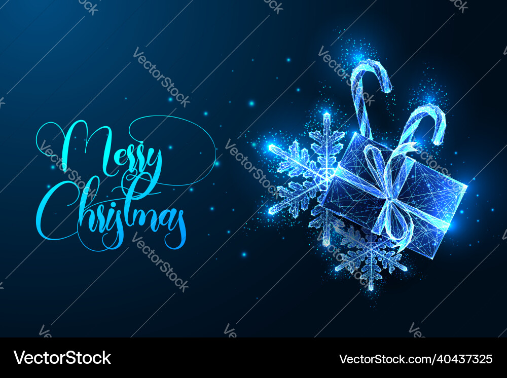 Merry christmas digital greeting card template Vector Image