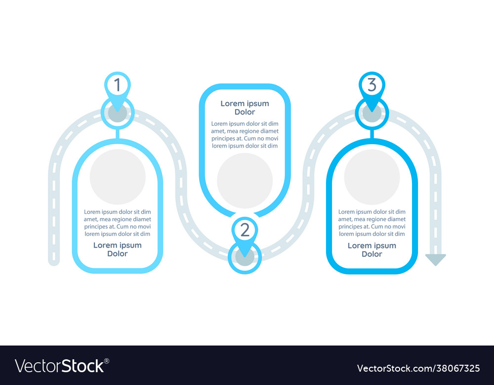 Problem-solving process infographic template Vector Image