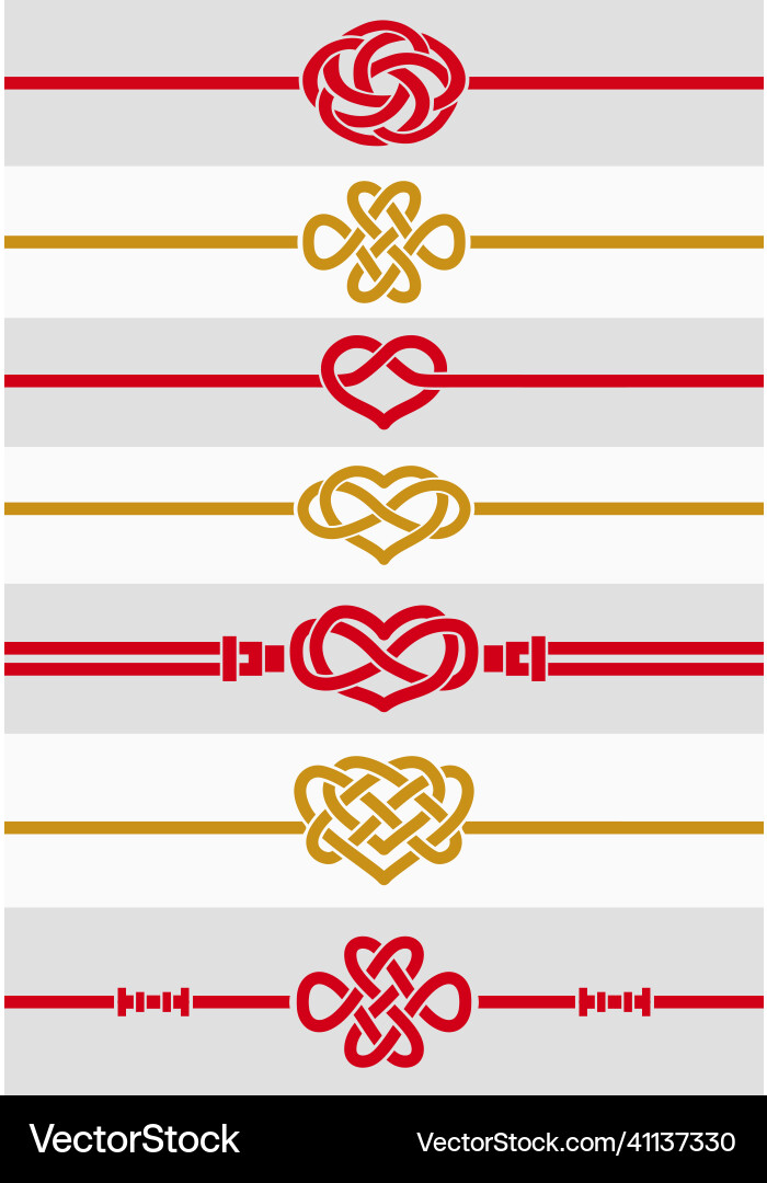 Seamless braid and stripes in chinese style Vector Image