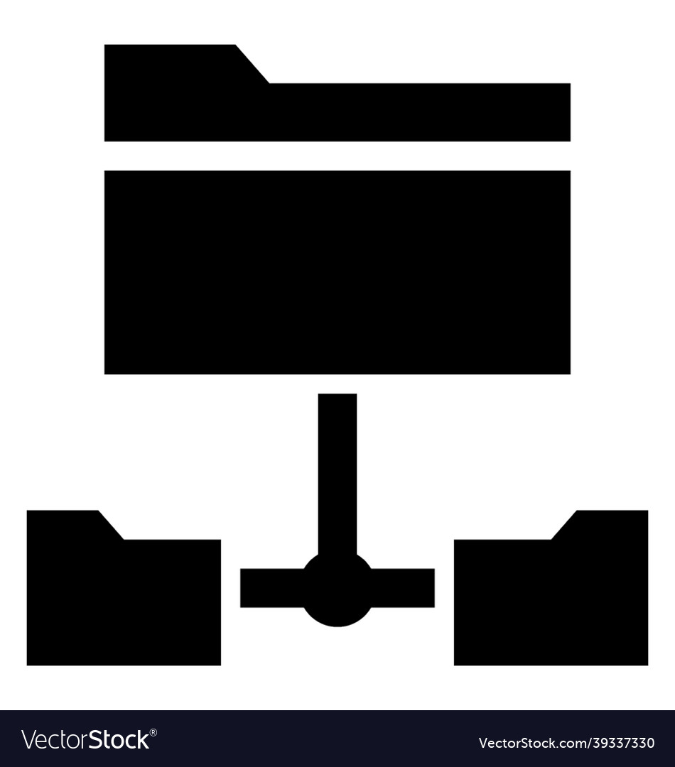 Shared folder Royalty Free Vector Image - VectorStock