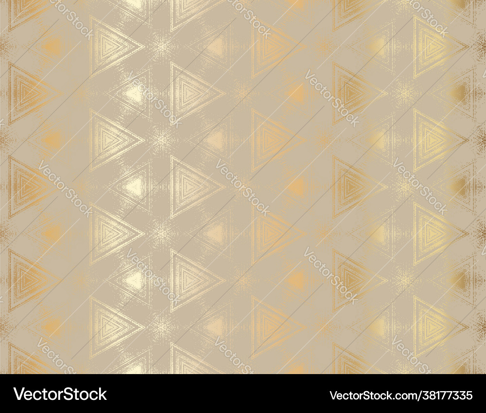 Abstract gold and beige kaleidoscopic texture Vector Image