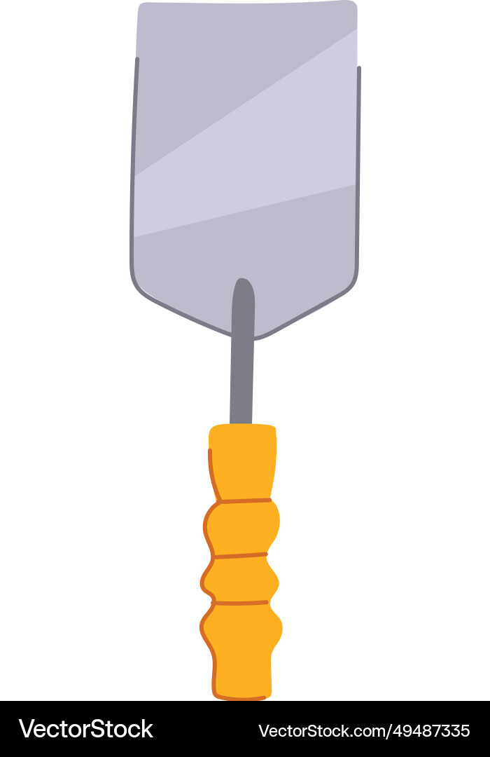 Industry trowel cartoon Royalty Free Vector Image