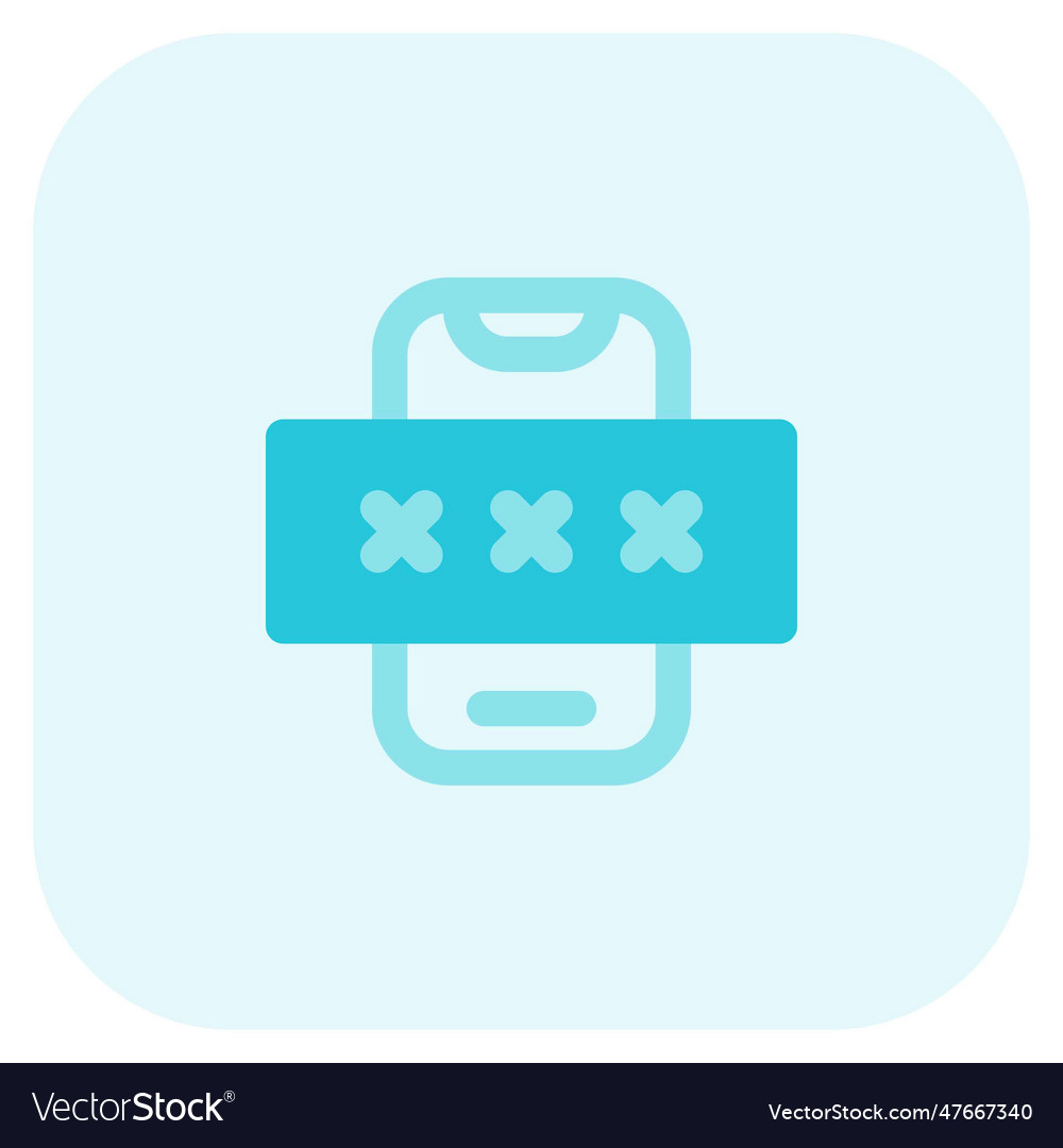 Auto generated numeric or one time passcode Vector Image