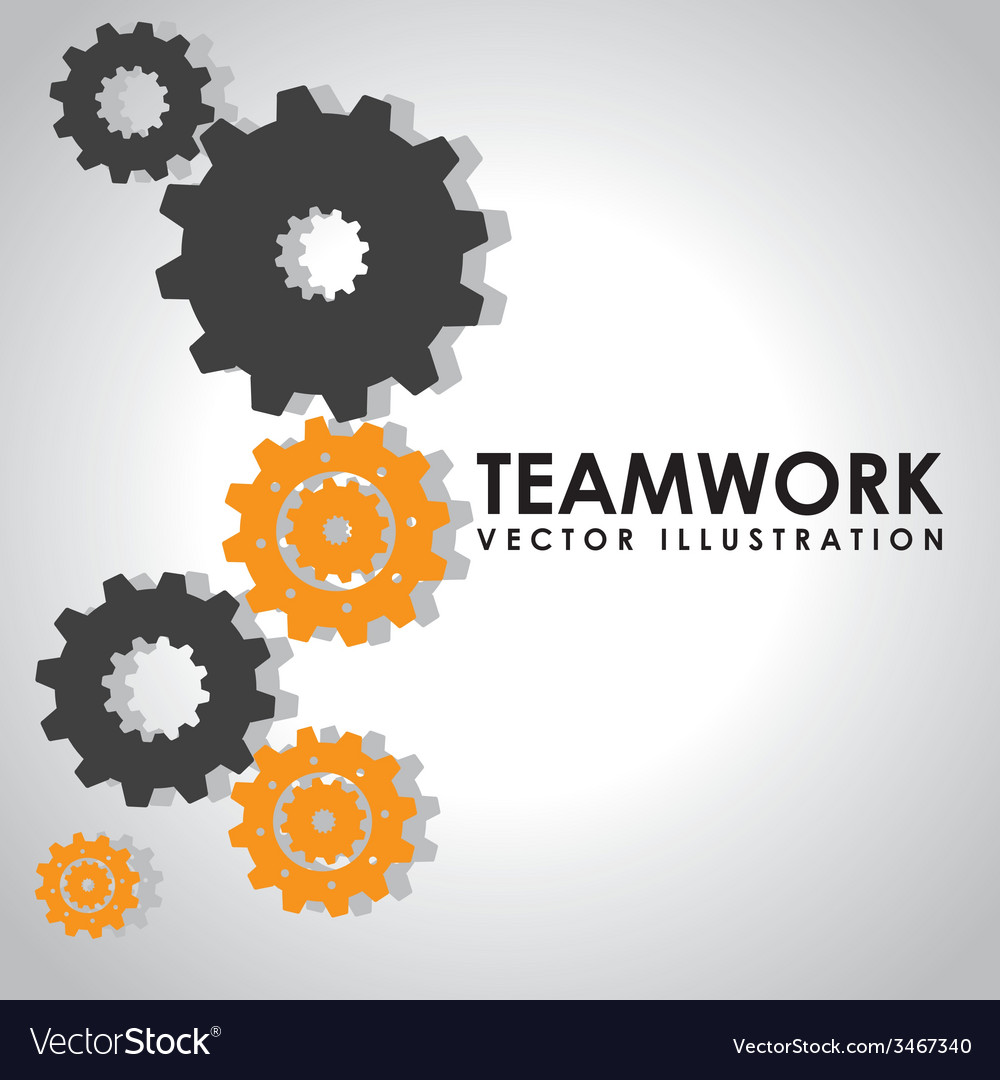 Teamwork design Royalty Free Vector Image - VectorStock