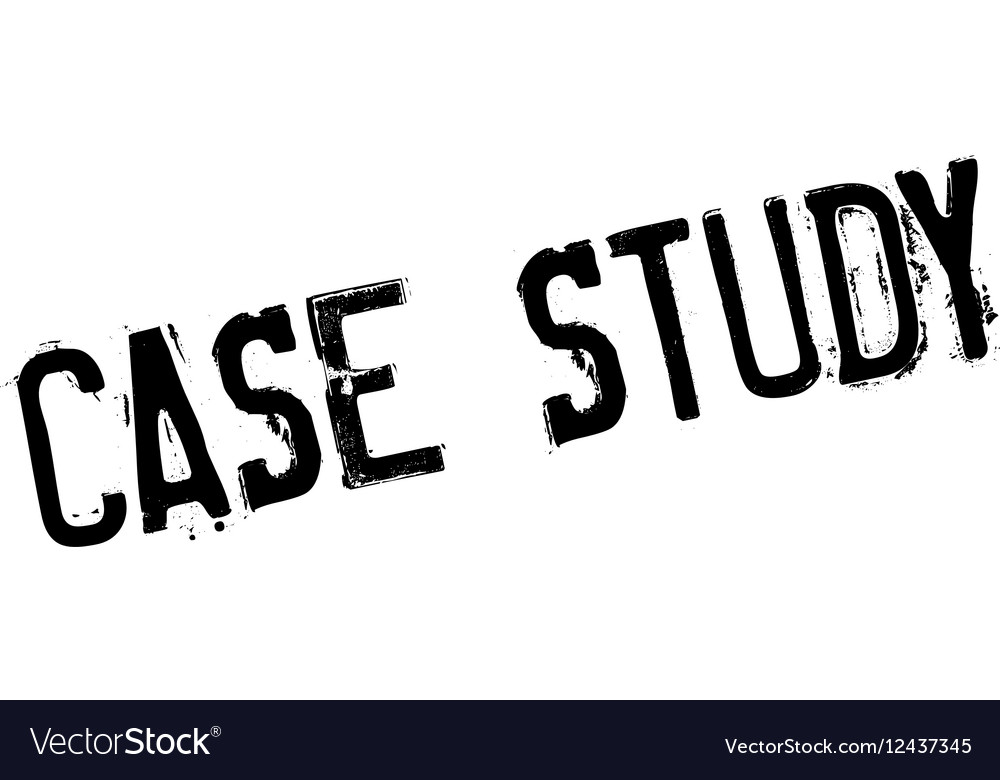 Case study rubber stamp Royalty Free Vector Image