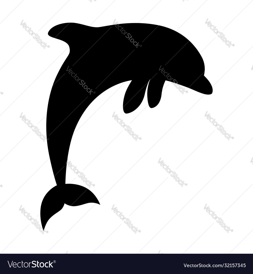 Dolphin image Royalty Free Vector Image - VectorStock