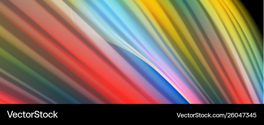 Flowing liquid colors - modern colorful flow Vector Image