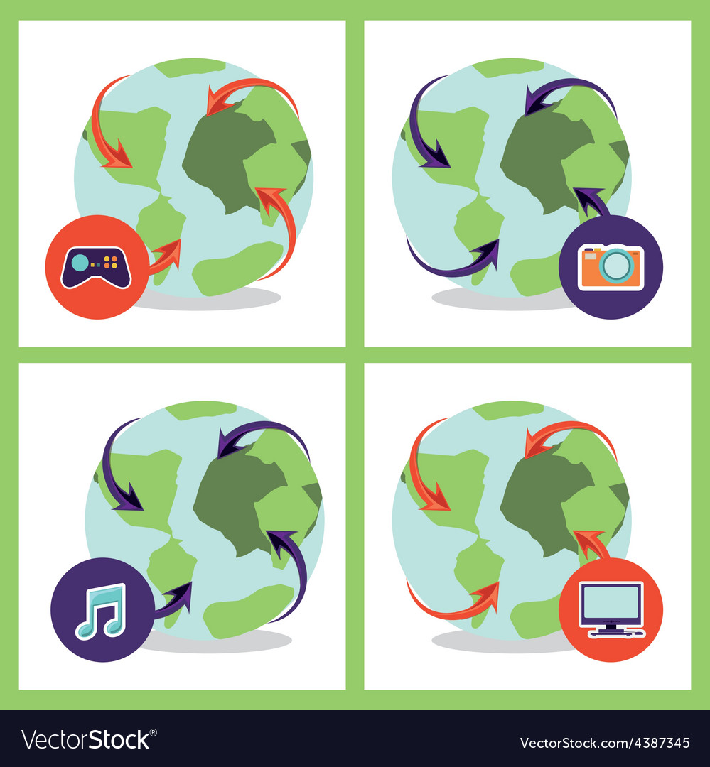 Internet design Royalty Free Vector Image - VectorStock