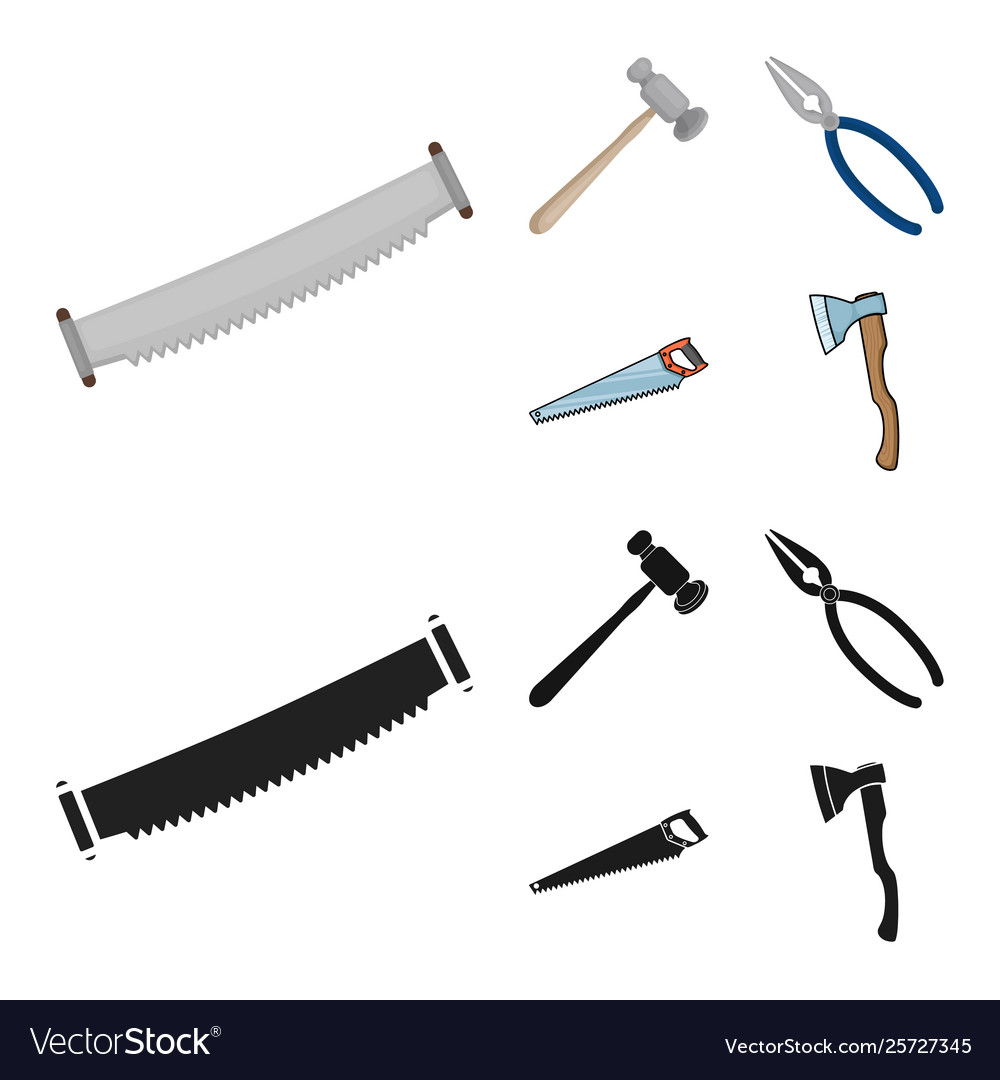 Isolated object tool and construction symbol Vector Image