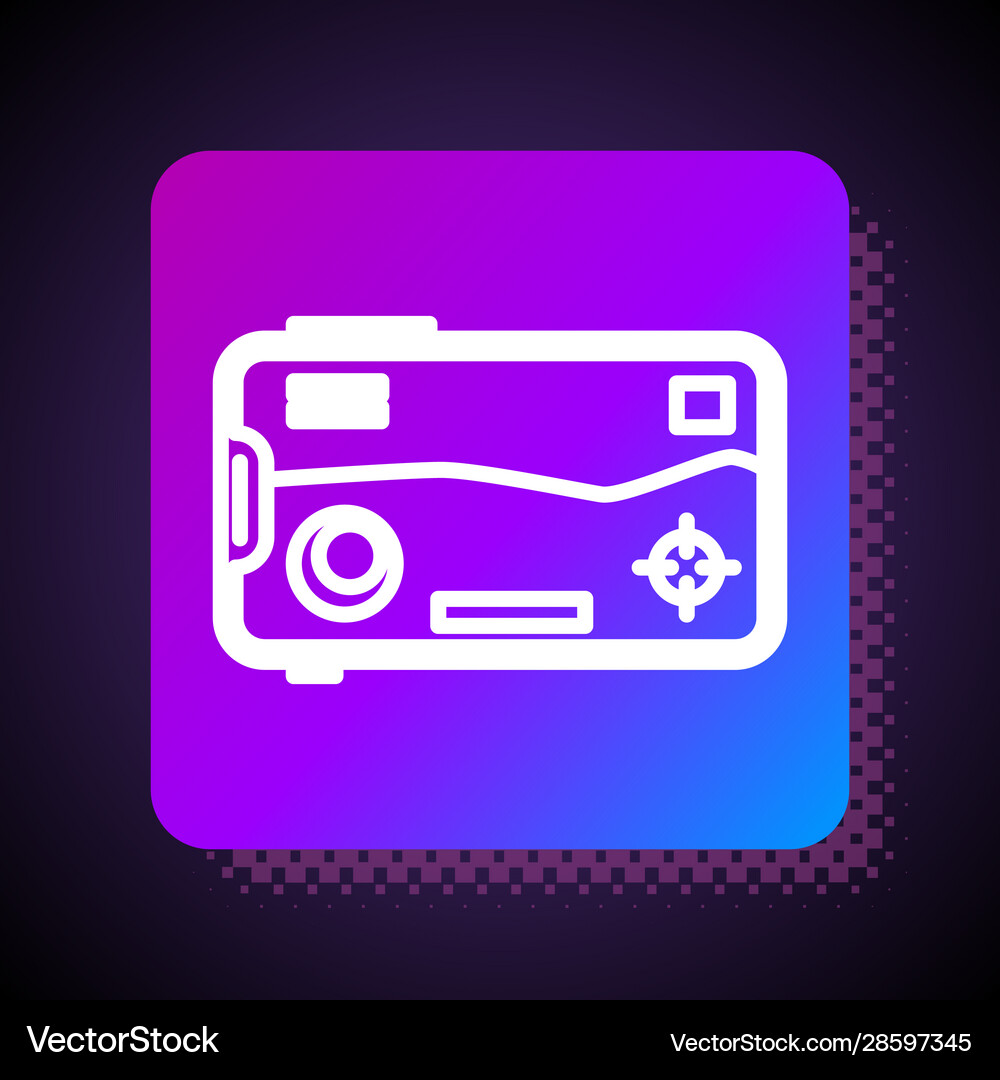White line smartphone and playing in game icon Vector Image
