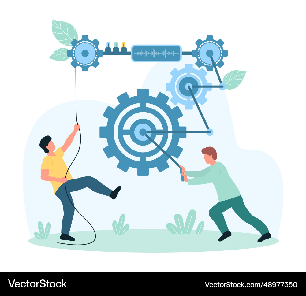 Change improve work of digital business project Vector Image