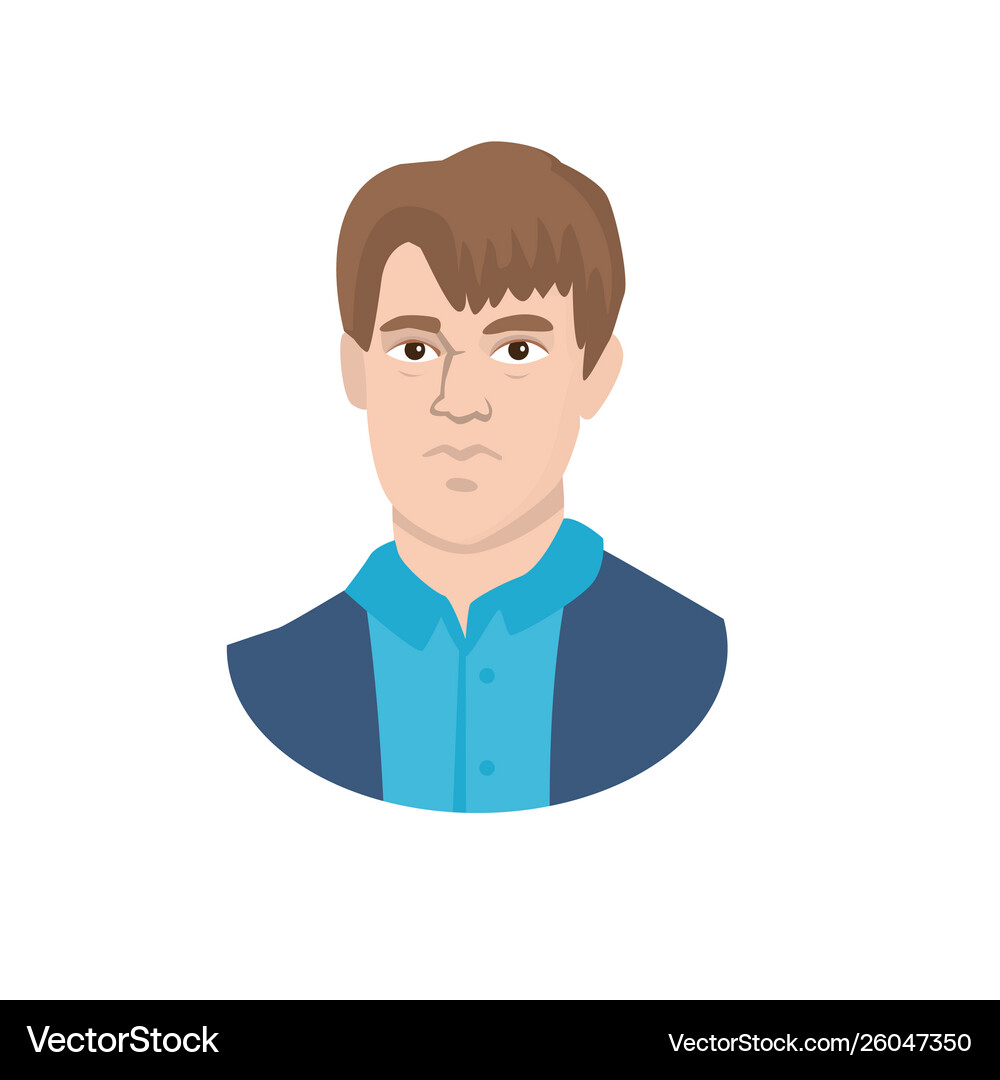 Design man and face sign set Royalty Free Vector Image