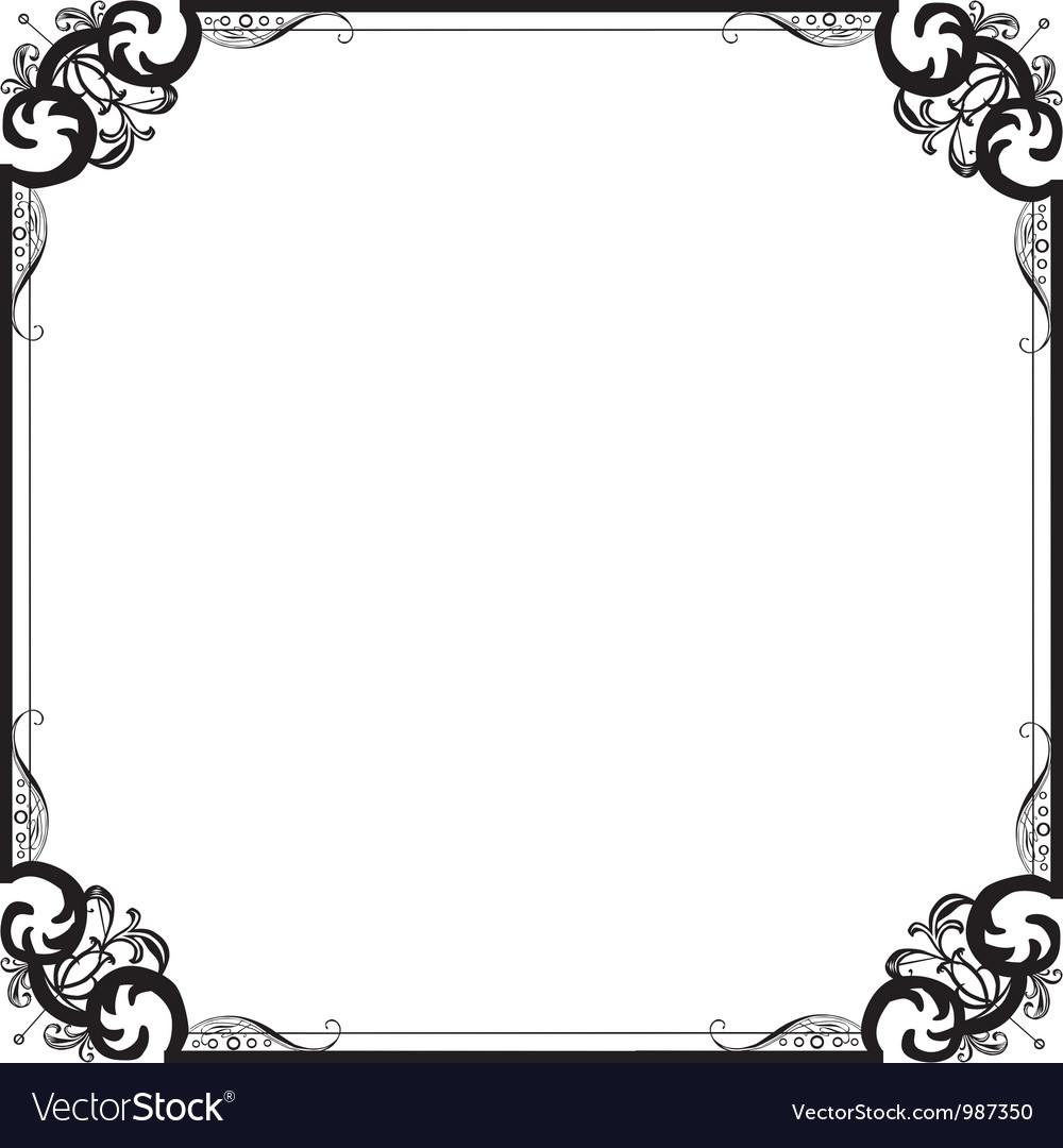 Frame with a pattern Royalty Free Vector Image