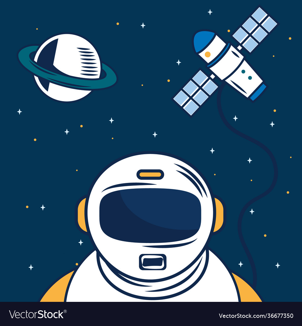 Space astronaut Royalty Free Vector Image - VectorStock