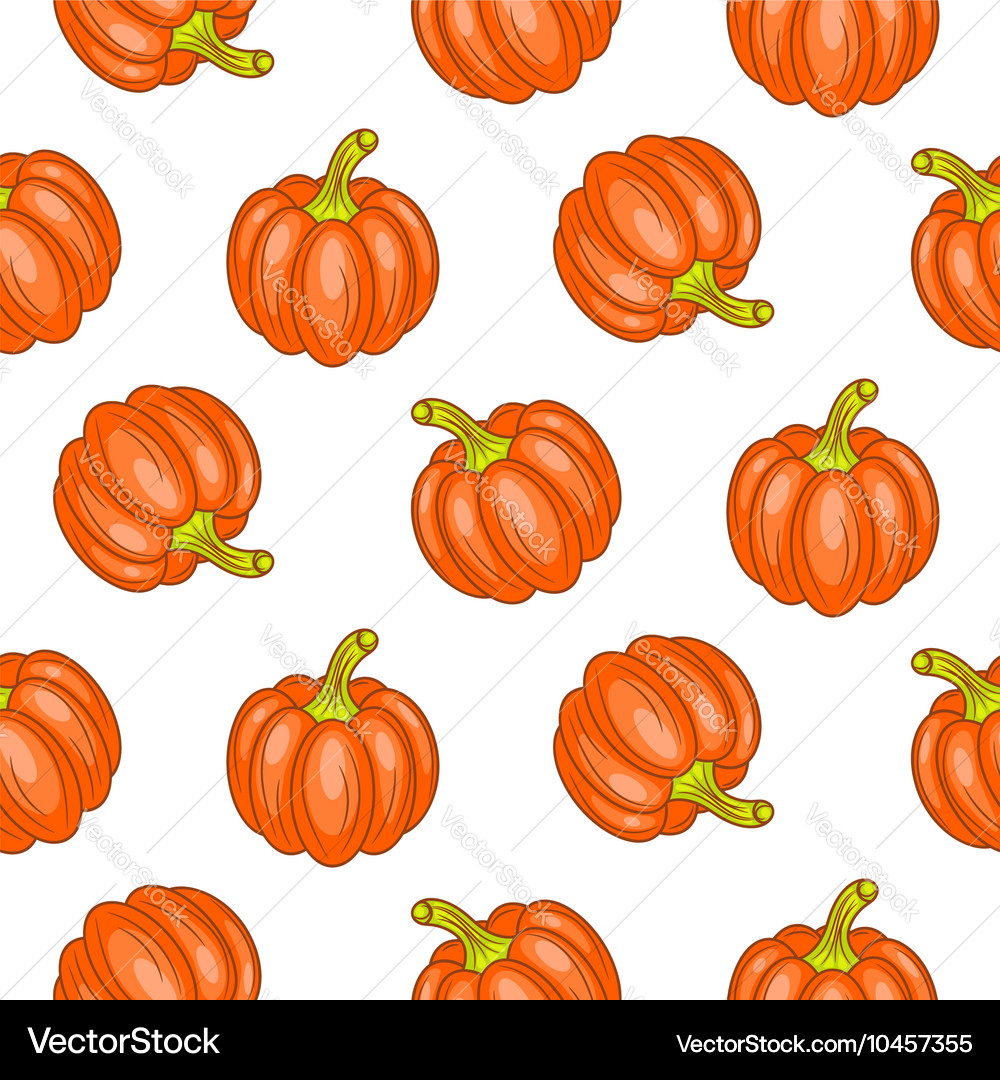 Autumn halloween seamless pattern Royalty Free Vector Image