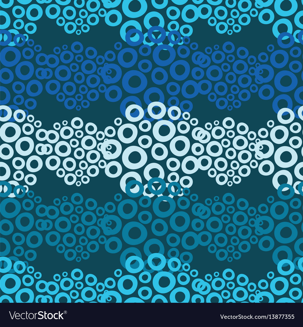 Colorful bubbles seamless pattern background Vector Image