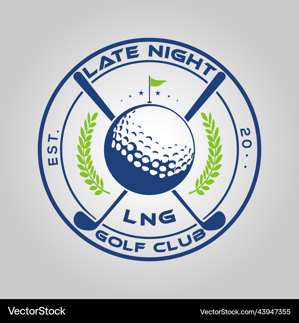 Golf club premium logo design set golfing Vector Image