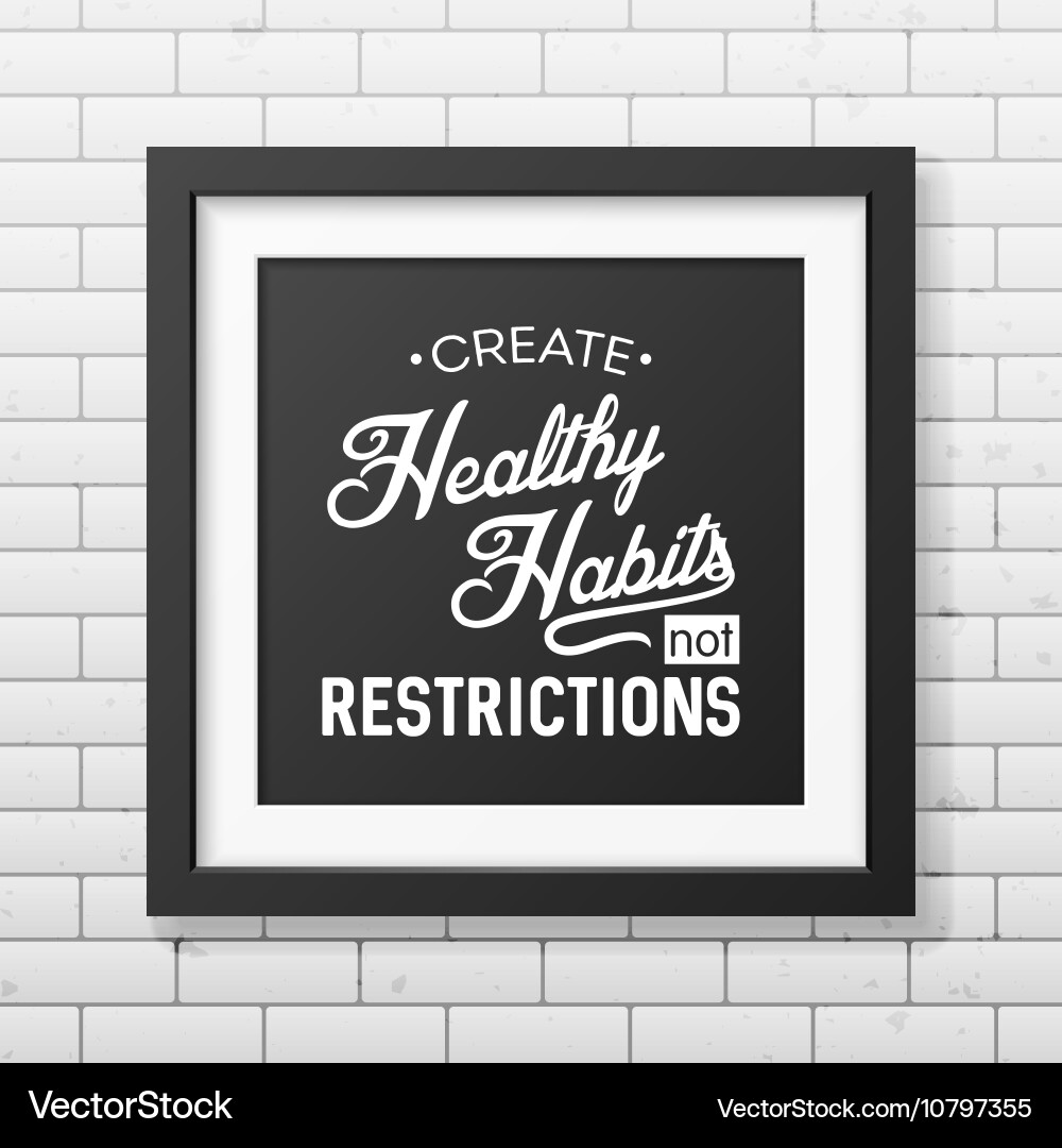 Health quote typographical poster Royalty Free Vector Image