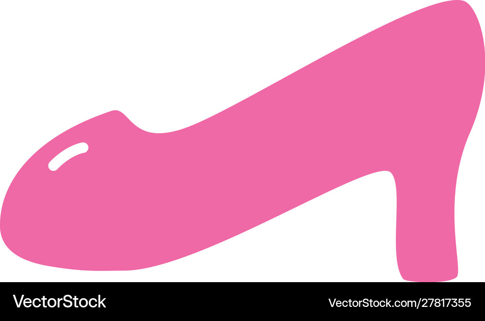 Isolated female heel icon design Royalty Free Vector Image