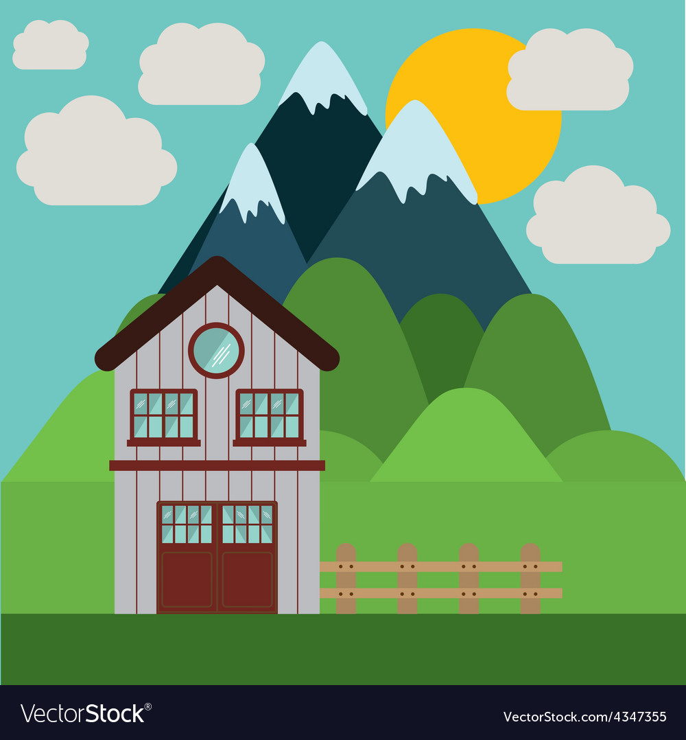 Landscape design Royalty Free Vector Image - VectorStock