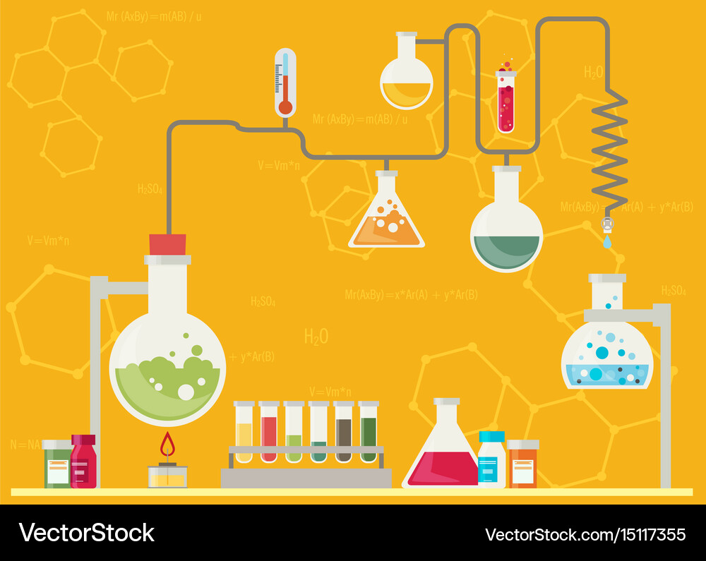 Medical laboratory infographics Royalty Free Vector Image