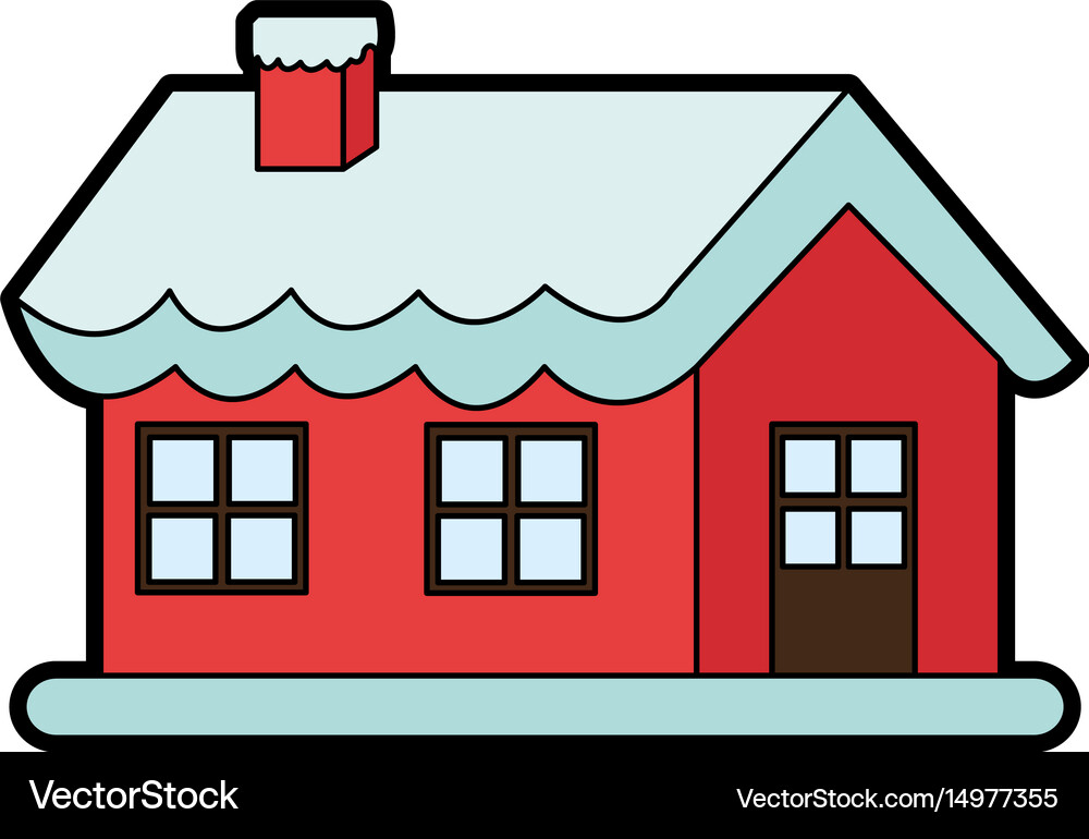 Santas north pole home christmas character icon Vector Image