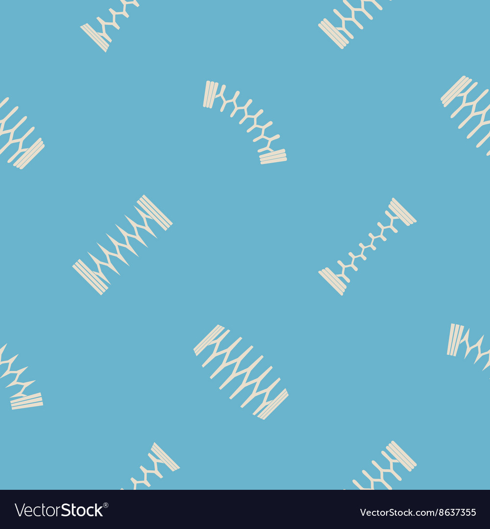 Seamless background with springs Royalty Free Vector Image
