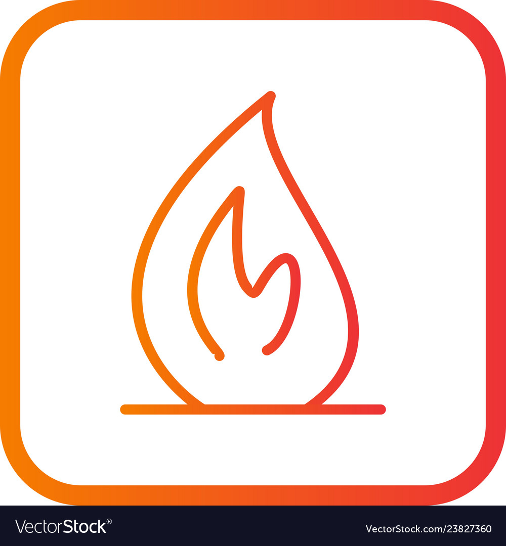Fire icon Royalty Free Vector Image - VectorStock