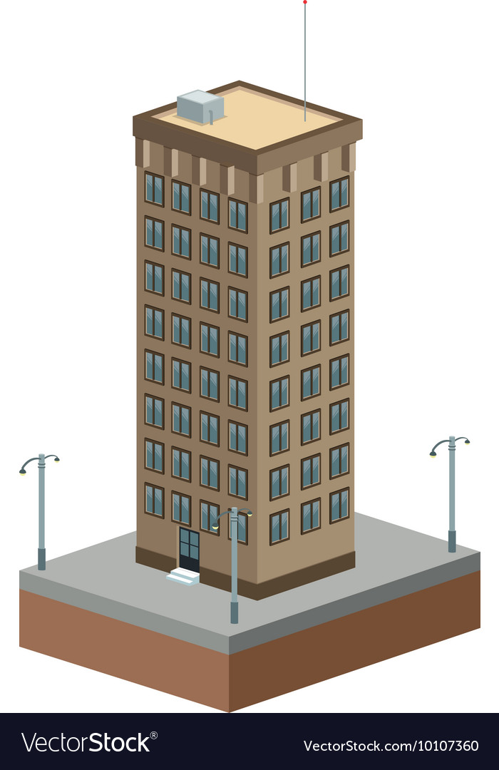 Tall building icon Royalty Free Vector Image - VectorStock