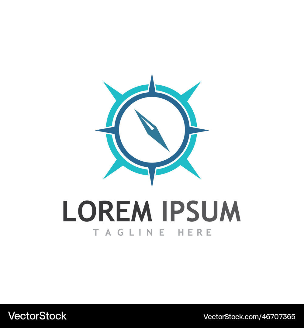 Compass logo and symbol images Royalty Free Vector Image